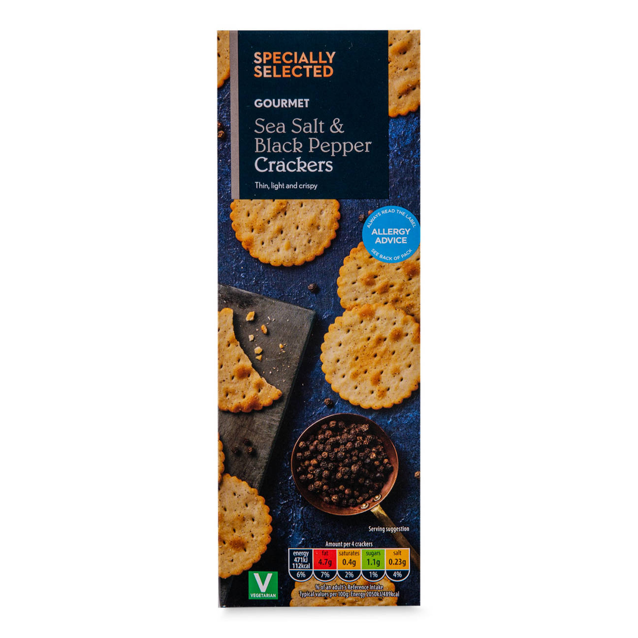 Black Pepper Crackers | ALDI UK